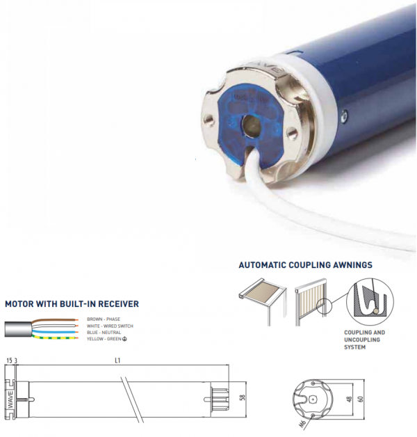 Motor for Awnings – GoMotion